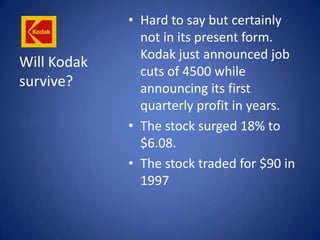 Kodak Presentation | PPTX