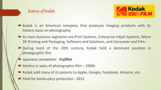 Kodak revamp | PPT | Free Download