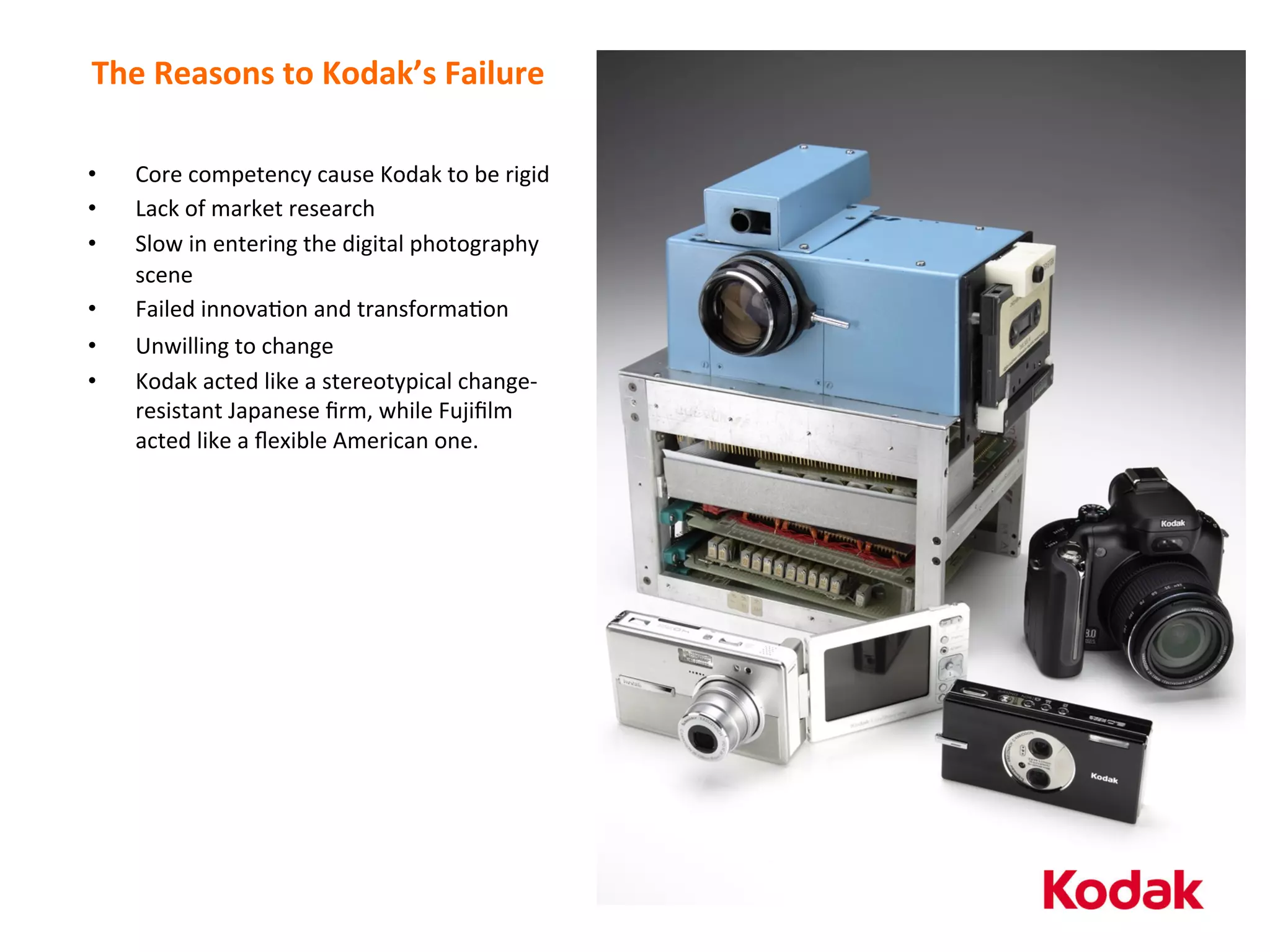Kodak Strategic Management (Strategic Blunder) Case Study | PDF