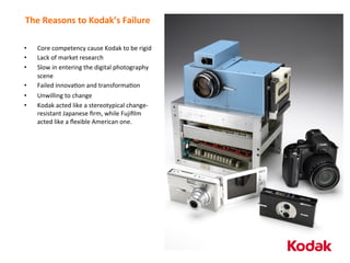 Kodak Strategic Management (Strategic Blunder) Case Study | PDF