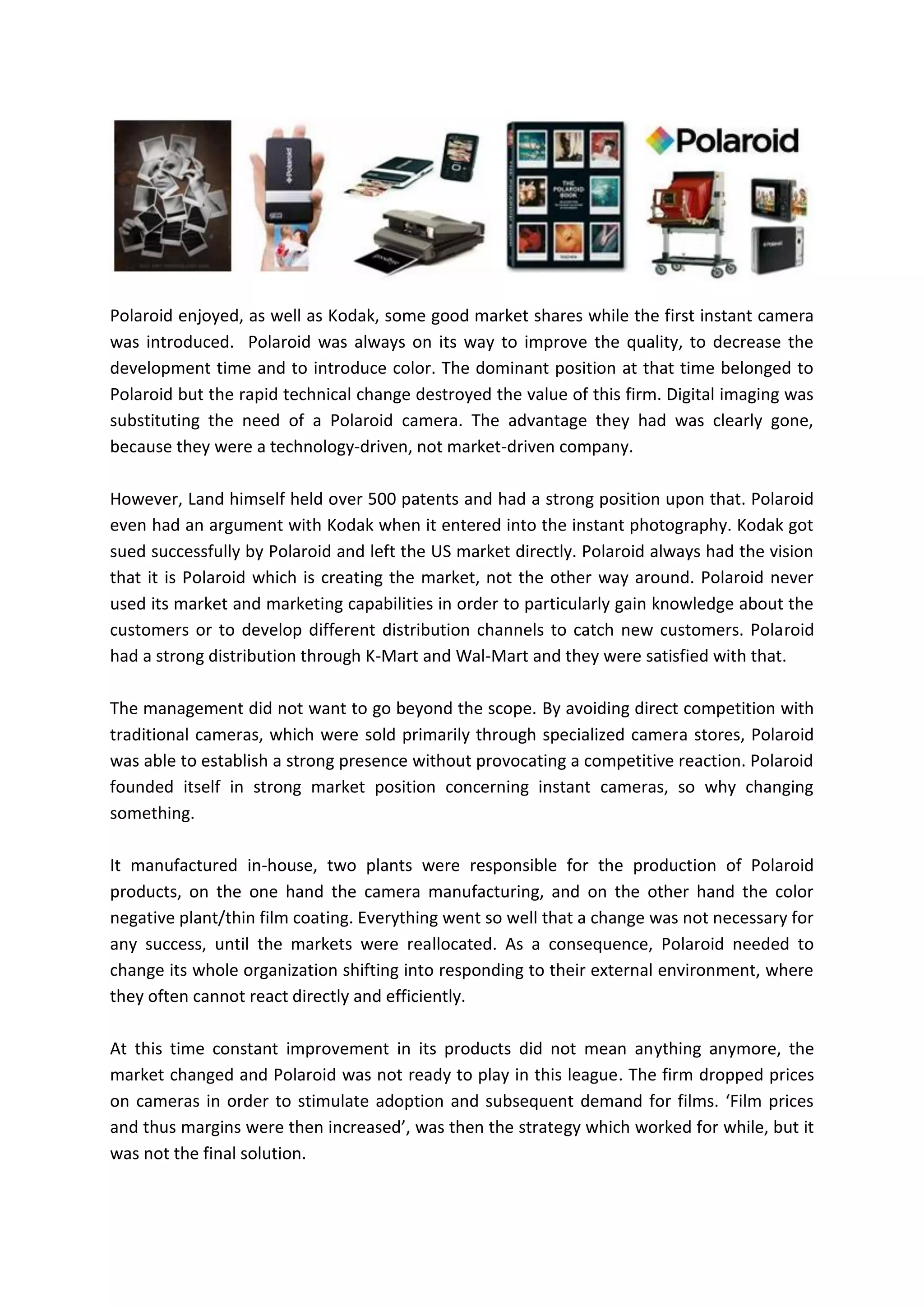 Kodak Versus Polaroid | PDF