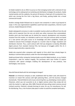 Kodak Versus Polaroid | PDF