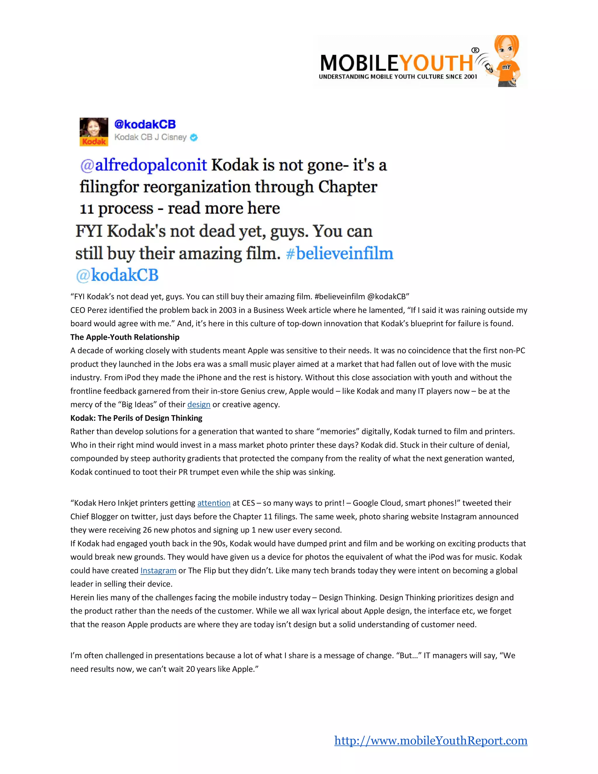 Kodak vs Apple | PDF