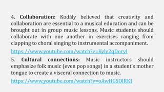 KODALY-2 method of TEACHING MUSUC AND ARTS | PPT