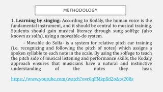 KODALY-2 method of TEACHING MUSUC AND ARTS | PPT