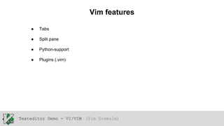 Kodar-lan - Text and editors Vi/Vim | PPT