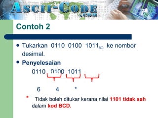 Kod binary amp_ascii | PPT