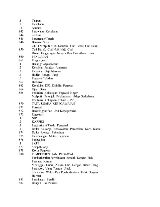 Kode administrasi surat | DOCX