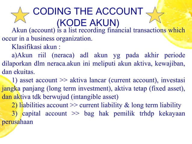 Kode akun Akuntansi | PPT