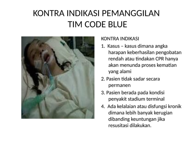 CODE BLUE RUMAH SAKIT AKREDITASI PAP LARS | PPT
