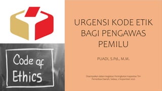 kode etik | PPTX