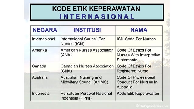 MATERI KODE ETIK KEPERAWATAN INDONESIA PPT | PPT