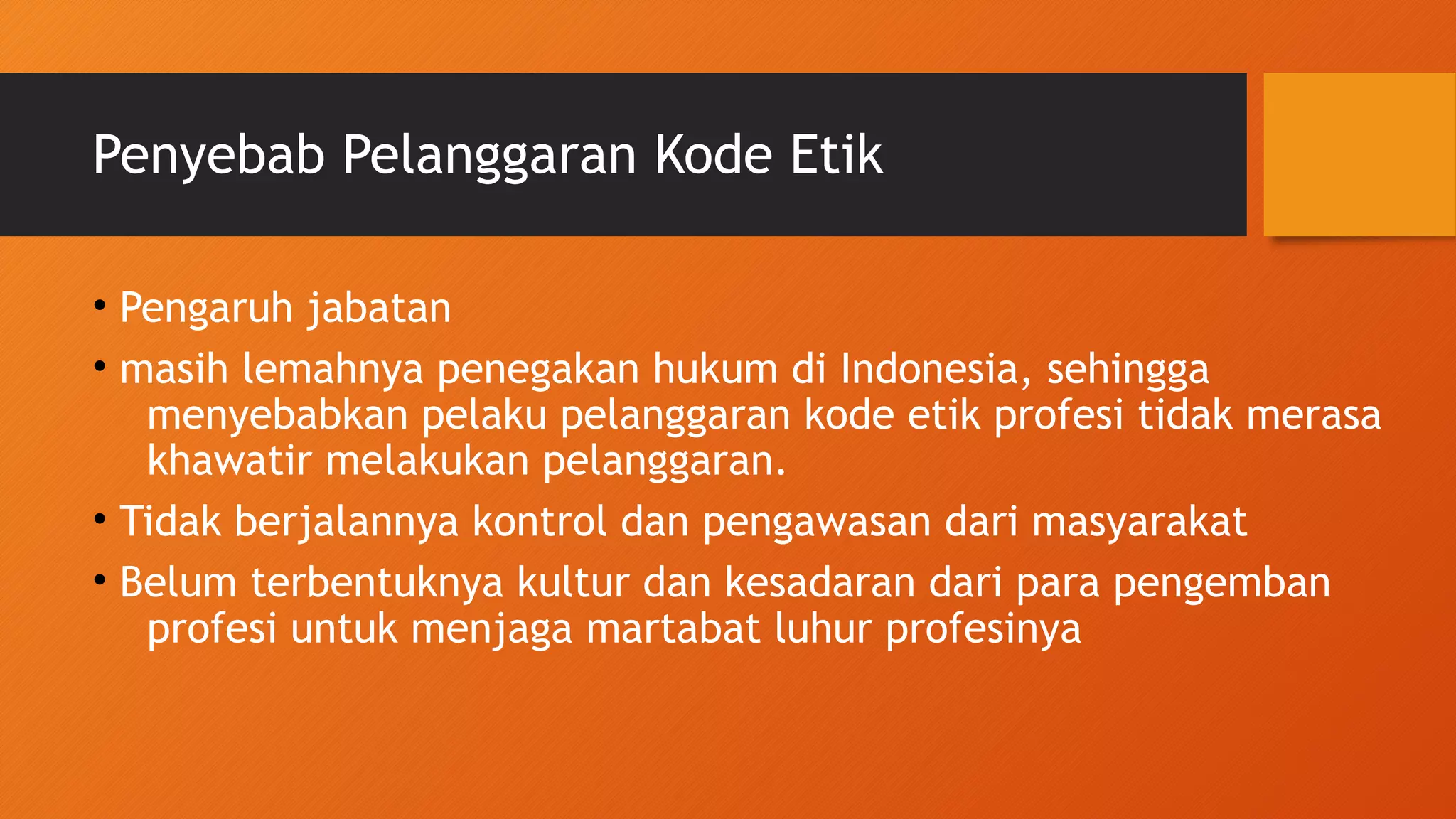 Kode etik profesi it | ODP