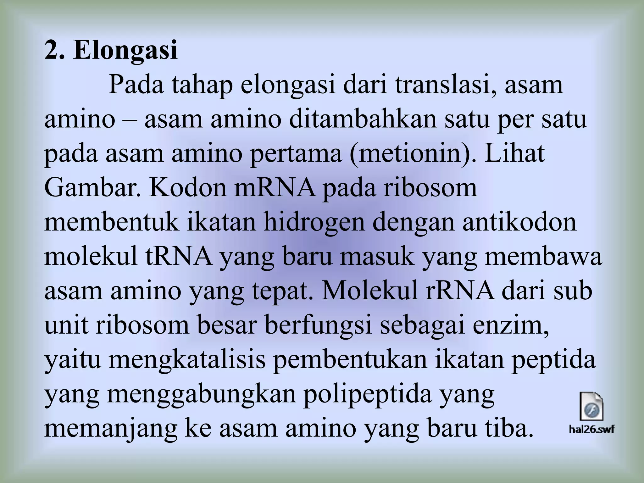 Kode genetik dan sintesis protein | PPTX