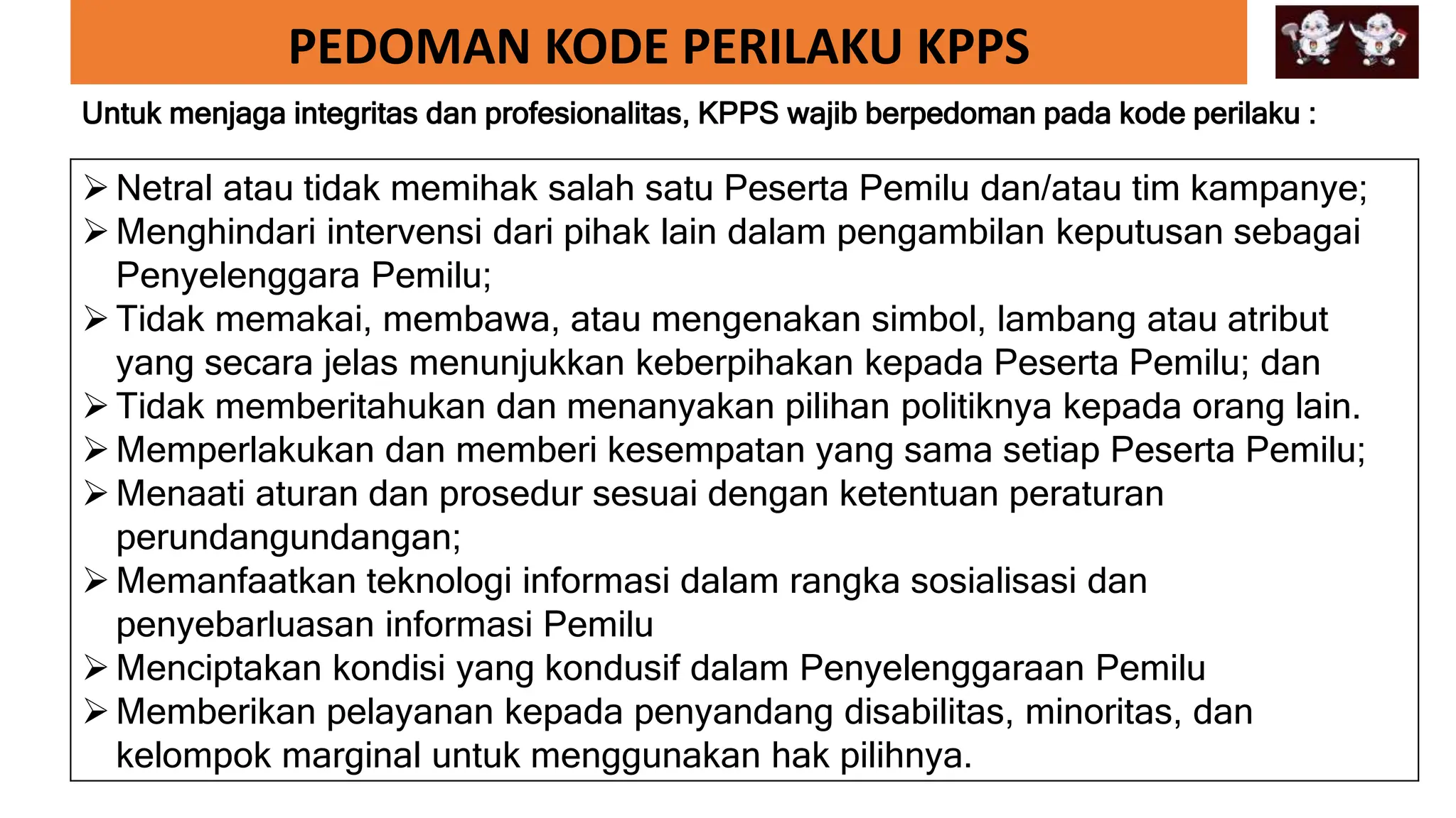 kode perilaku kpps dalam PKPU Pemilu.pptx