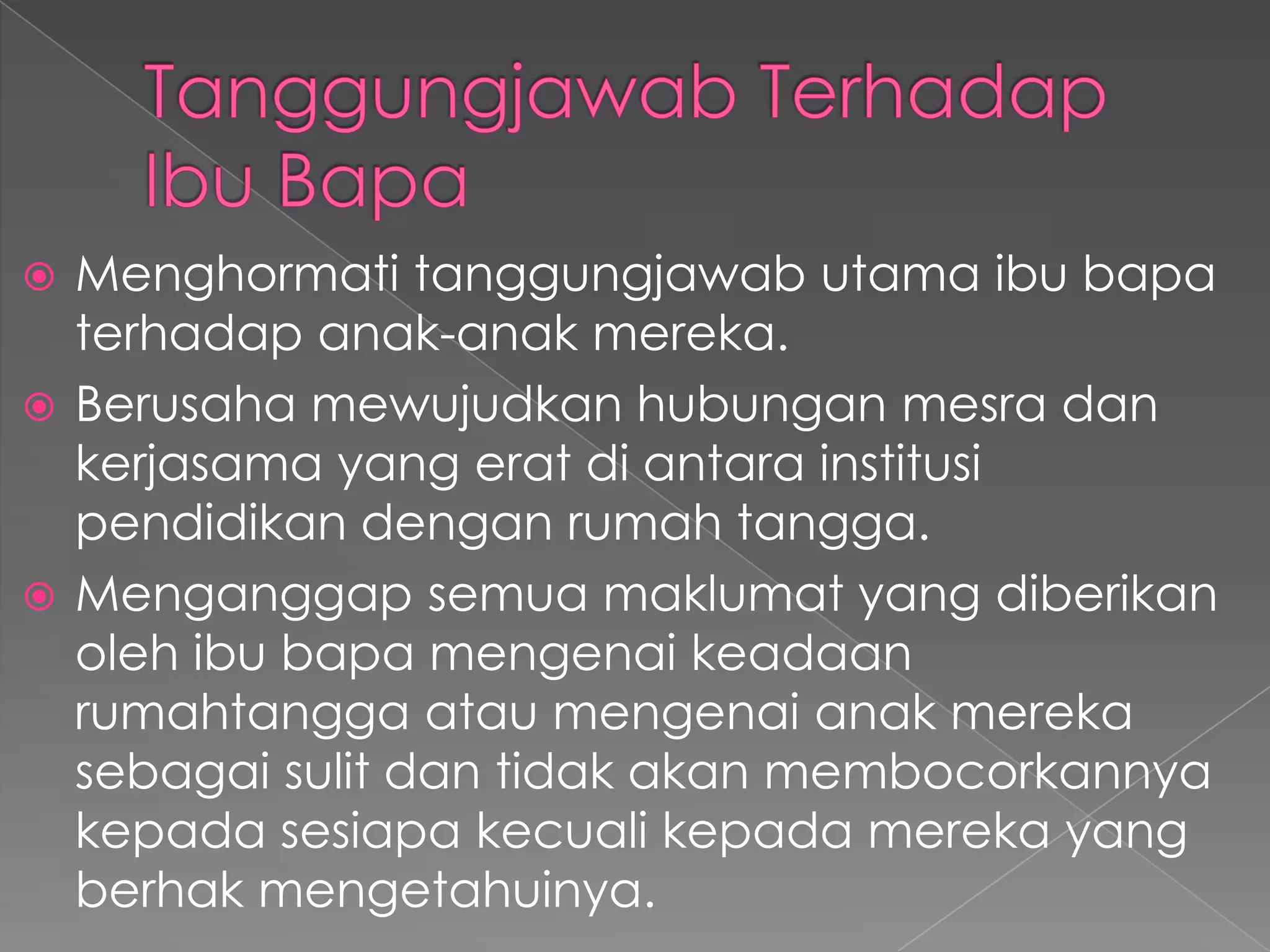 Kod etika profesion keguruan malaysia | PPTX