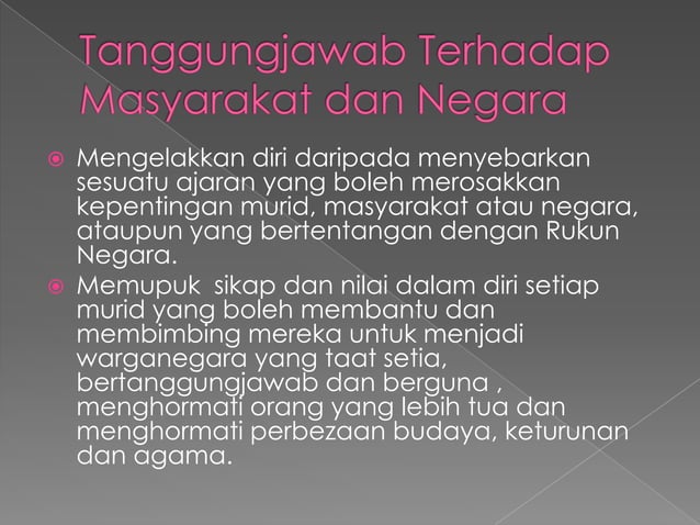 Kod etika profesion keguruan malaysia | PPTX