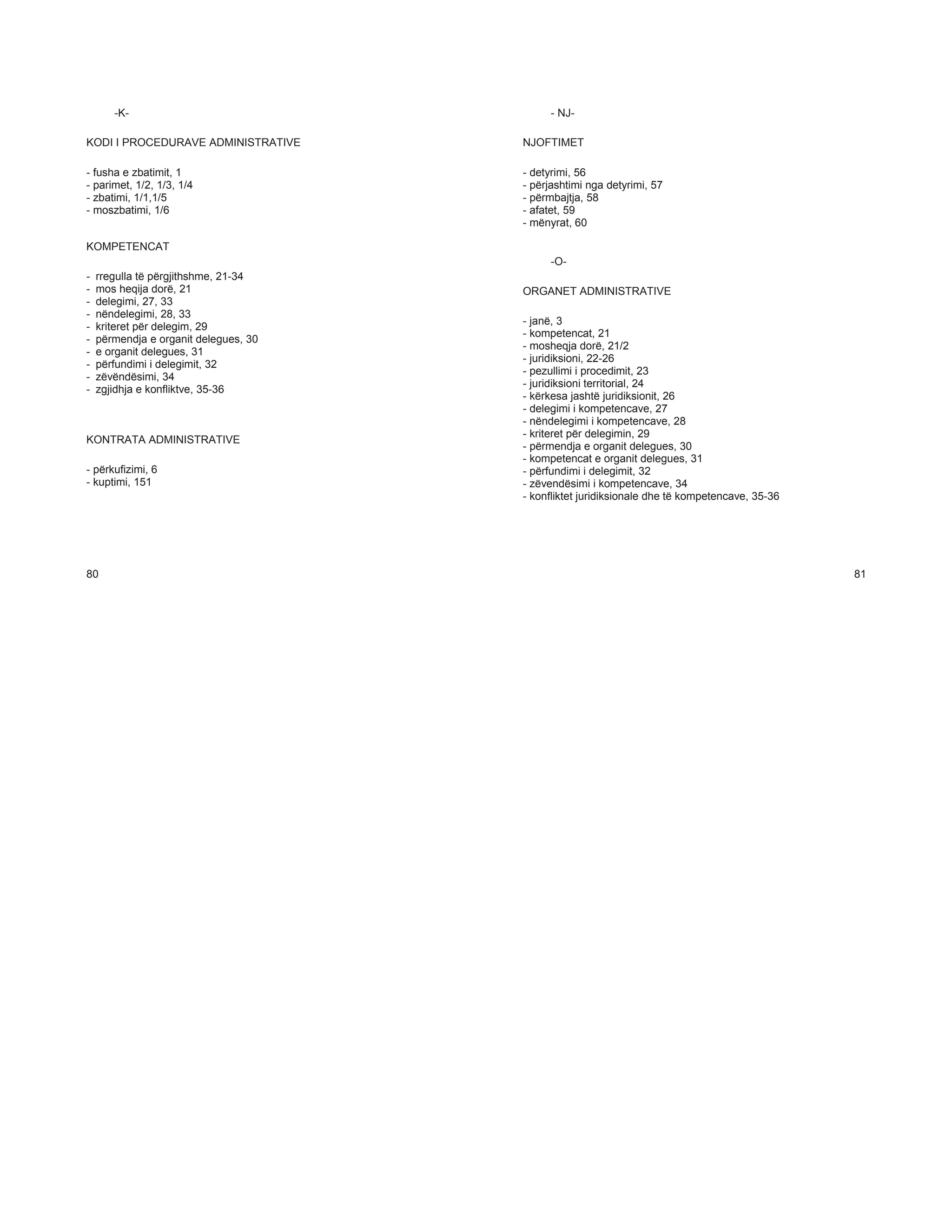 Kodi i procedurave administrative | PDF