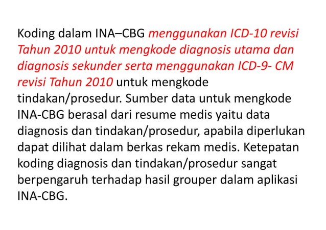 Koding INA-CBG | PDF