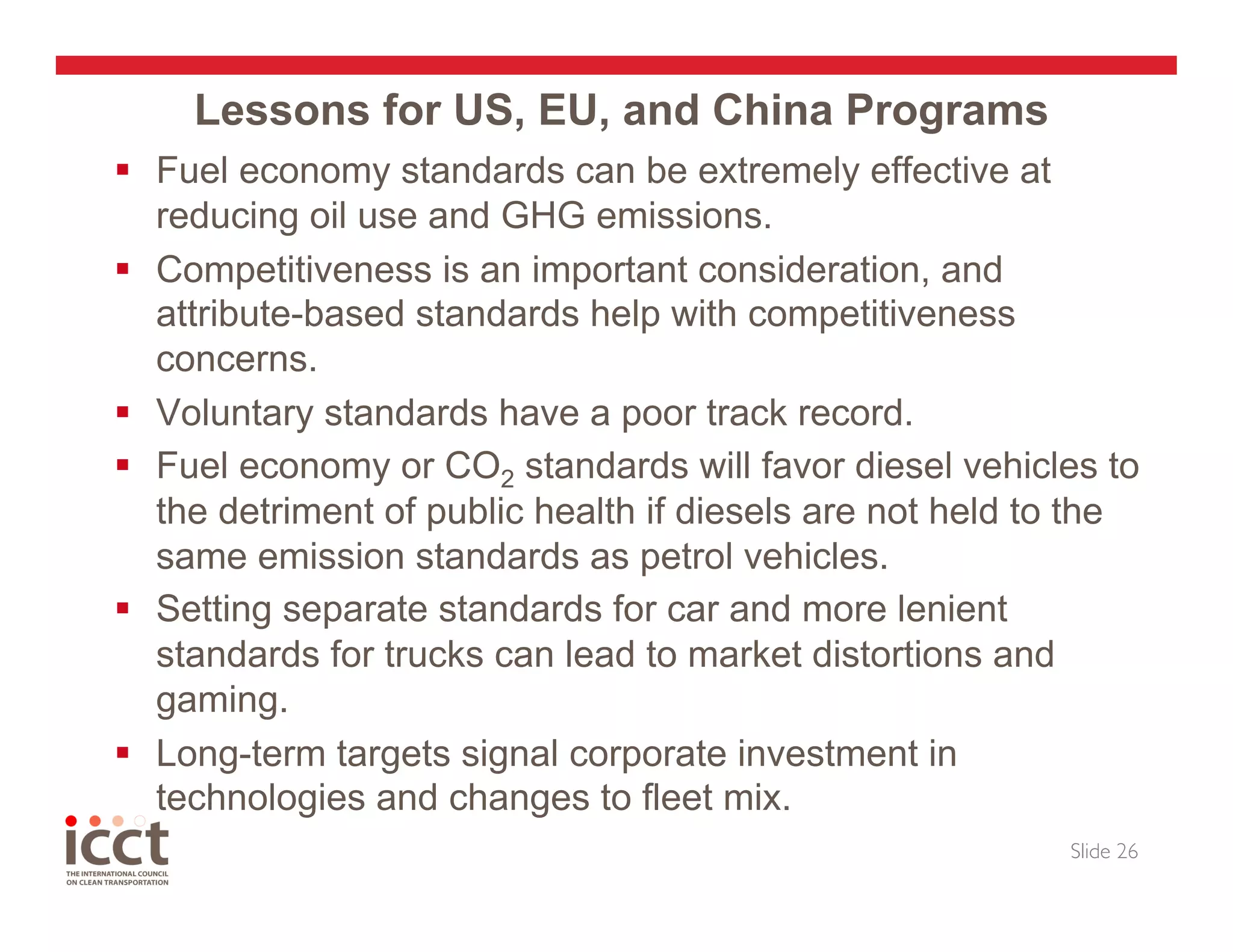 International experience with GHG and FE standards | PDF