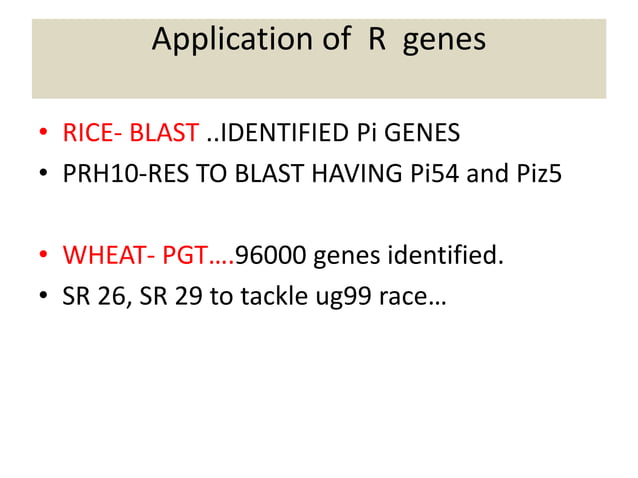 R GENES | PPTX
