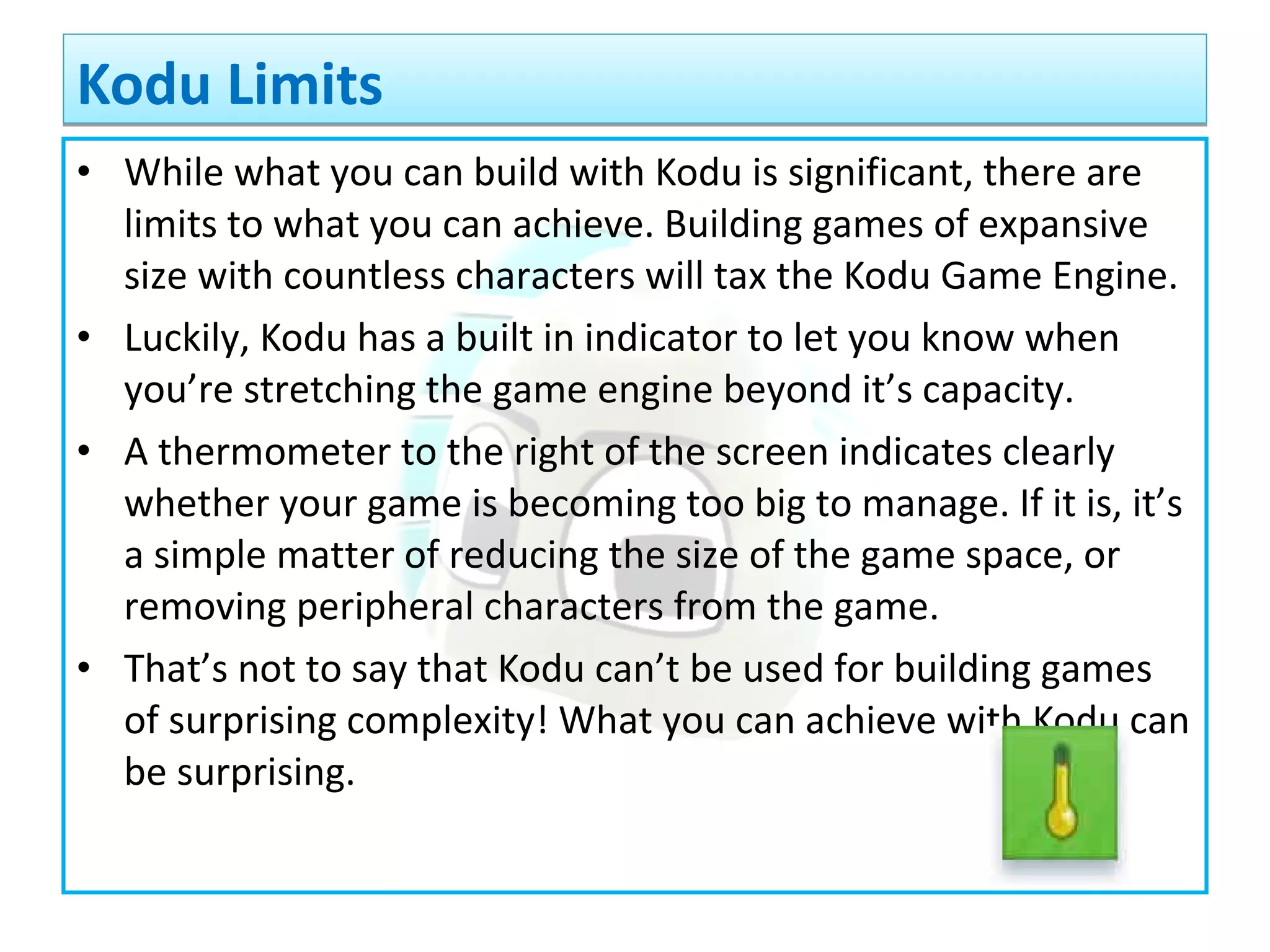 Kodu game design | PPT