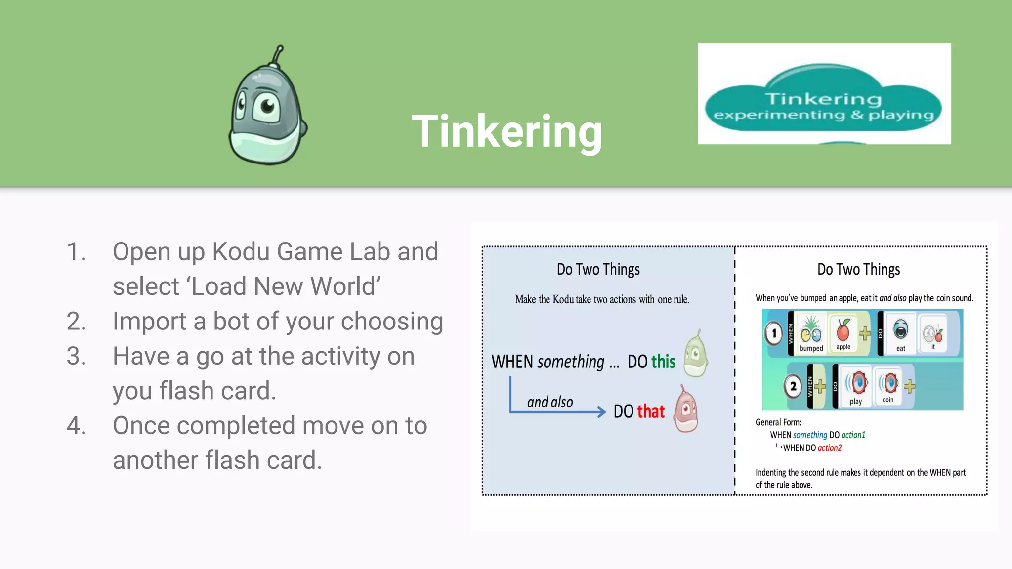 Using Kodu to develop computational thinking | PPT