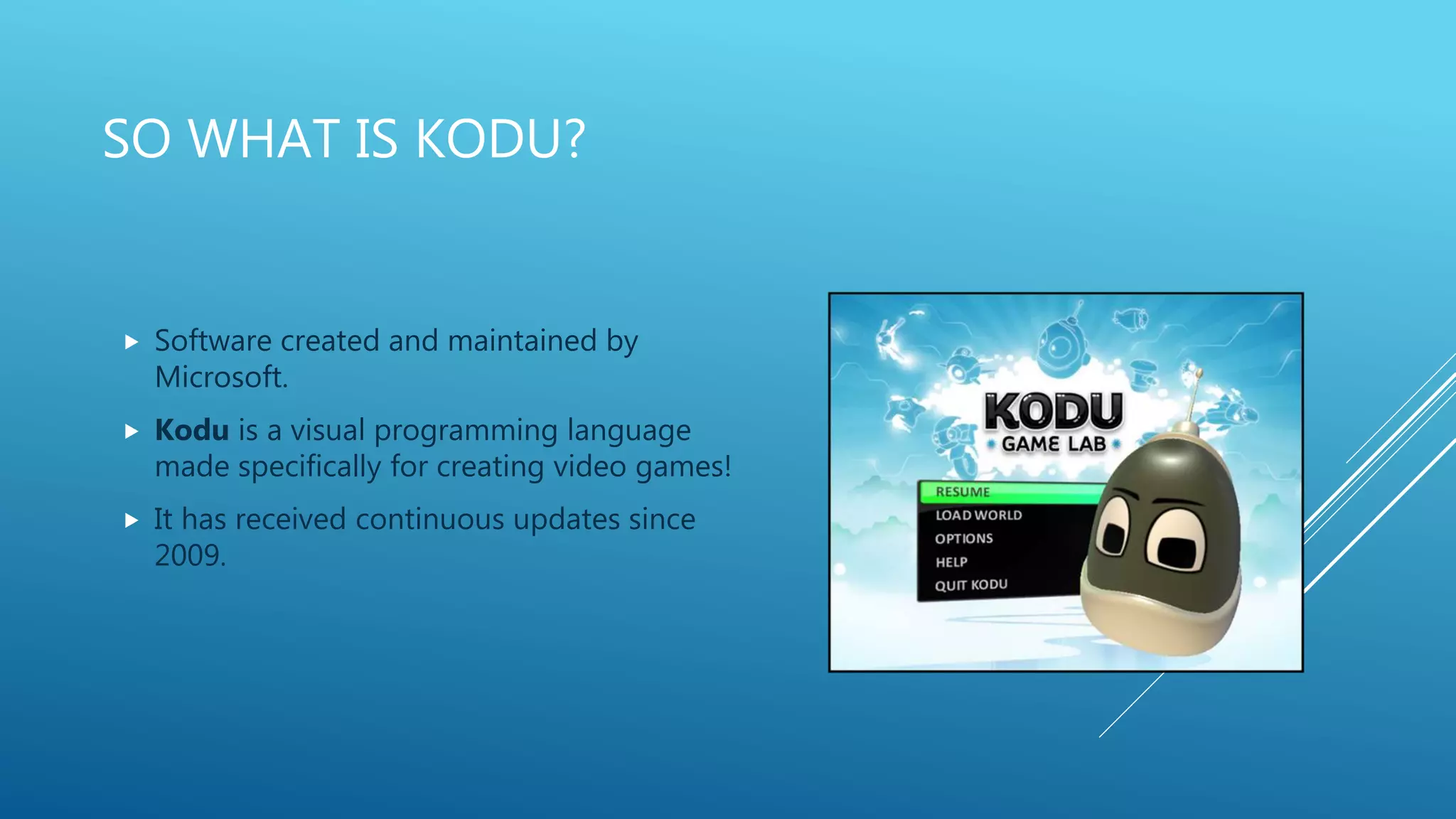Kodu Together: Video Game Programming & Publishing | PPTX