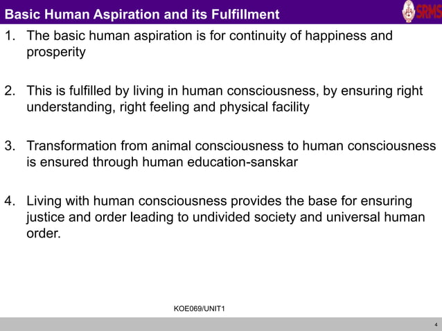 KOE069UNIT1,LEC3 (1).pptx. aktu Universal human value ppt | PPTX