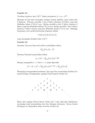 Koefisien binomial | PDF
