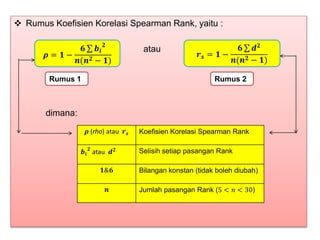 KOEFISIEN SPEARMAN RANK 2.pptx