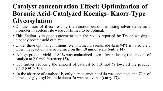Koenigs knorr reaction and mechanism | PPTX