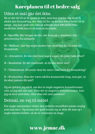 Koereplan til-bedre-salg-ebog-1 | PDF