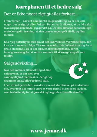 Koereplan til-bedre-salg-ebog-1 | PDF