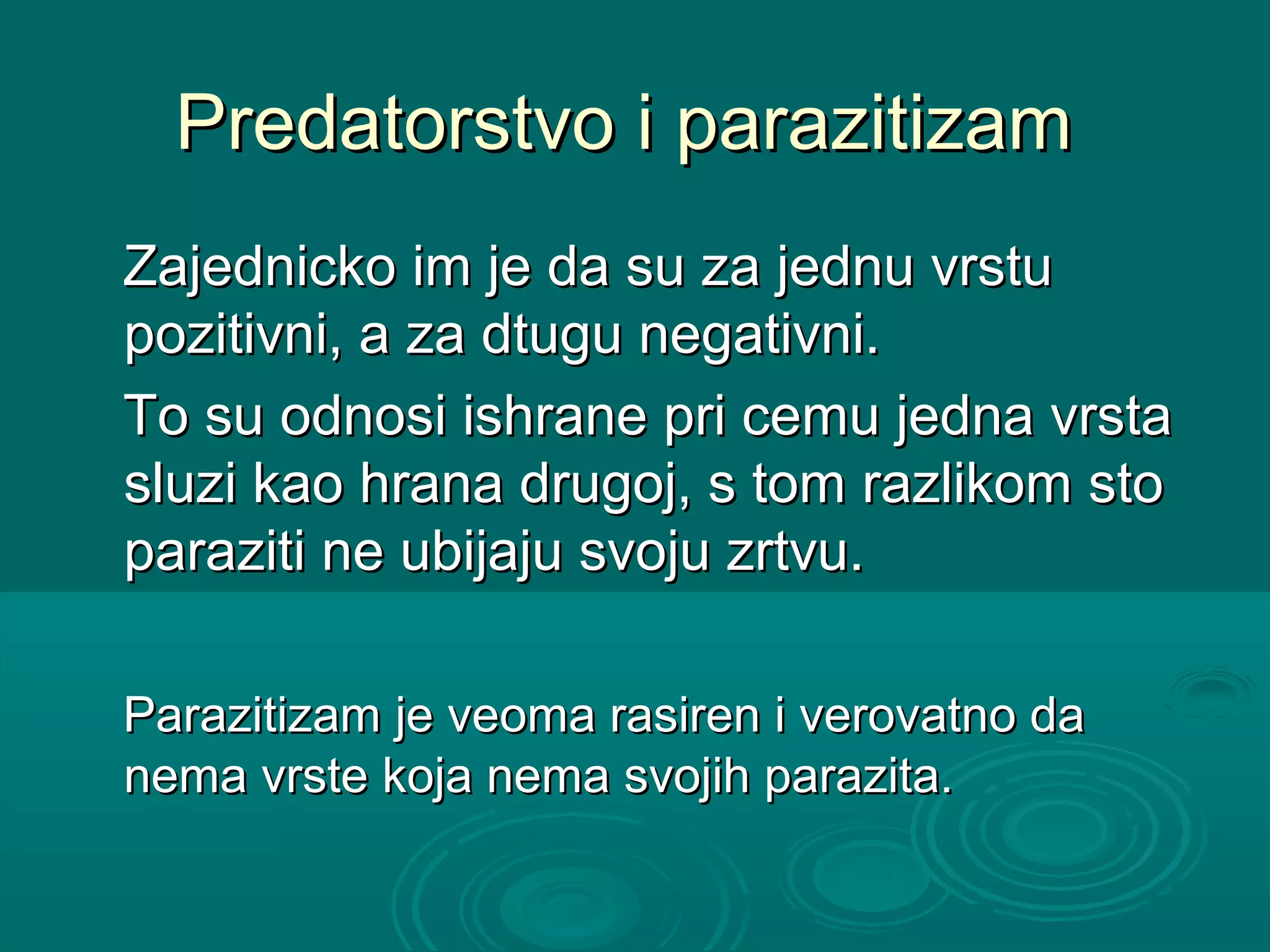 Koevolucija u ekoloskim sistemima | PPT