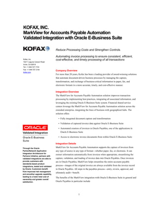 Kofax ebs-12-1-167804 | PDF