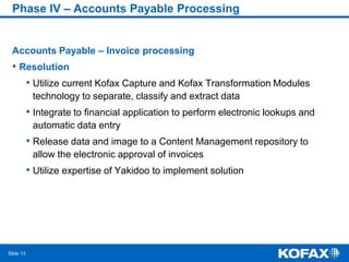 Kofax connect 2011: DHL, Kofax and Yakidoo | PPT