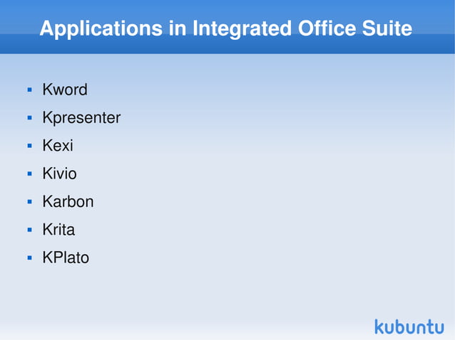 Koffice for mobile productivity | PPT