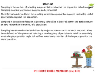 PROBABILITY SAMPLING BY RICHARD MENSAH AND GROUP MEMBERS | PPT