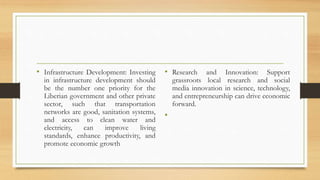 The need for Youth Advancement in Liberia | PPT