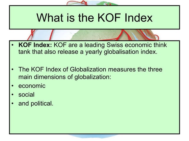 Kof index of globalisation | PPT
