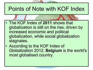 Kof index of globalisation | PPTX