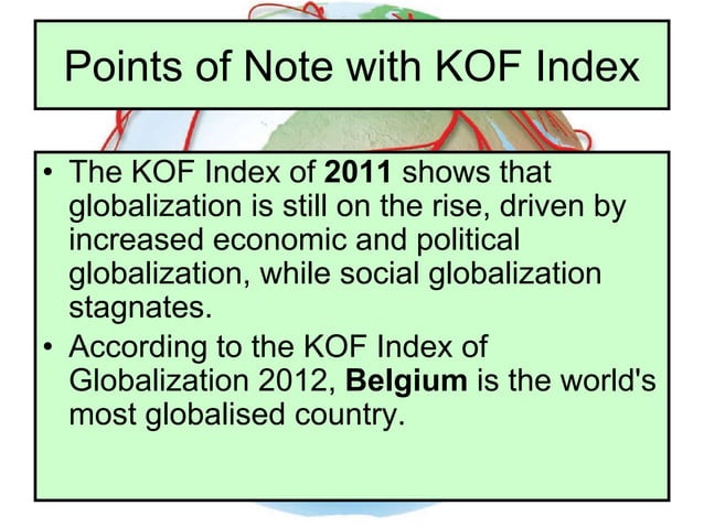 Kof index of globalisation | PPT