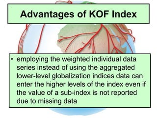 Kof index of globalisation | PPTX