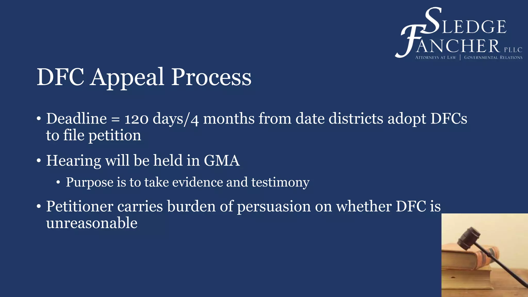 DFC Update and Explanatory Report, Kristen Fancher, Sledge Fancher, PLLC | PPTX