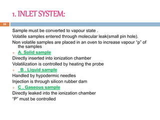 Mass spectrometry principle working inttumentation advantages ...