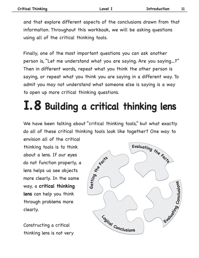 Conclusions in Critical Thinking | PDF