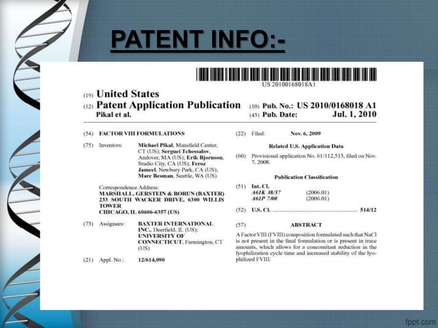 Kogenate fs | PPTX | Blood Disorders | Diseases and Conditions