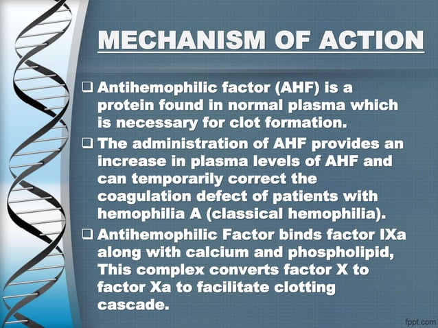 Kogenate fs | PPTX | Blood Disorders | Diseases and Conditions