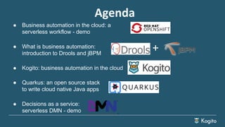 Kogito: cloud native business automation | PDF